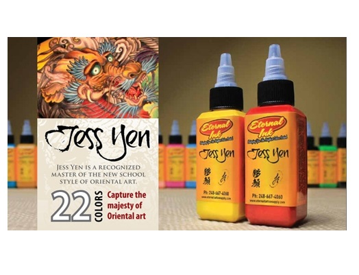Eternal Tattoo Ink Jess Yen Series 23 Bottle Set – 2oz Each – Aarika ...